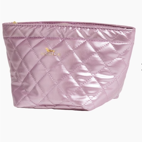 Scout | Bags | Scout Crown Jewels Medium Makeup Bag In Pink Quilted ...
